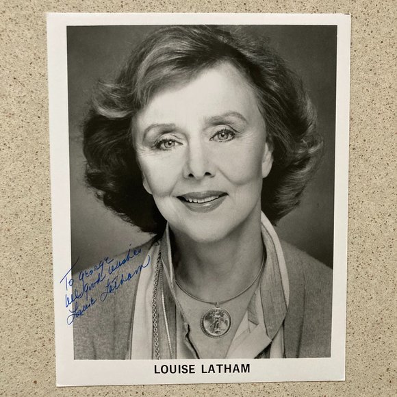 Autograph | Other | Louise Latham Signed Inscribed Photo 8x Film Marnie ...